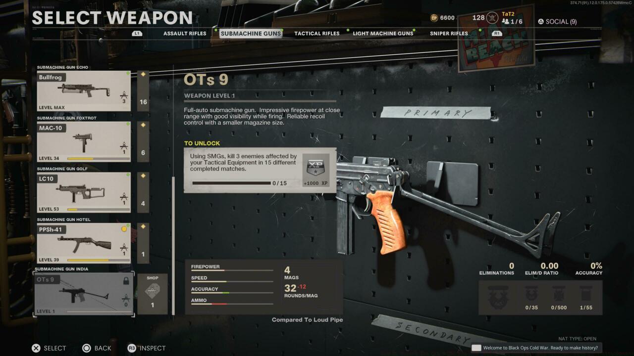 How To Unlock The OTs 9 SMG For CoD: Black Ops Cold War And Warzone ...