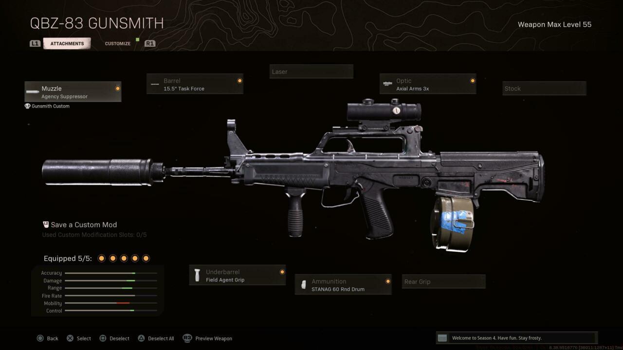 Best Warzone Loadout | Call of Duty: Warzone Season 4 Master Warzone's ...