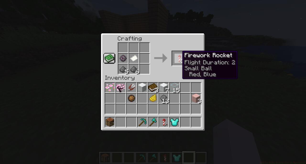 How To Make Fireworks In Minecraft Master Minecraft fireworks crafting ...